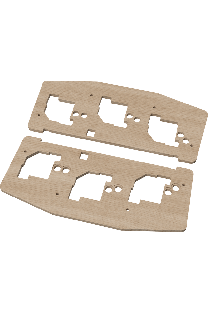 Rampart Arcade Control Panel (Wood) – LAB Arcades